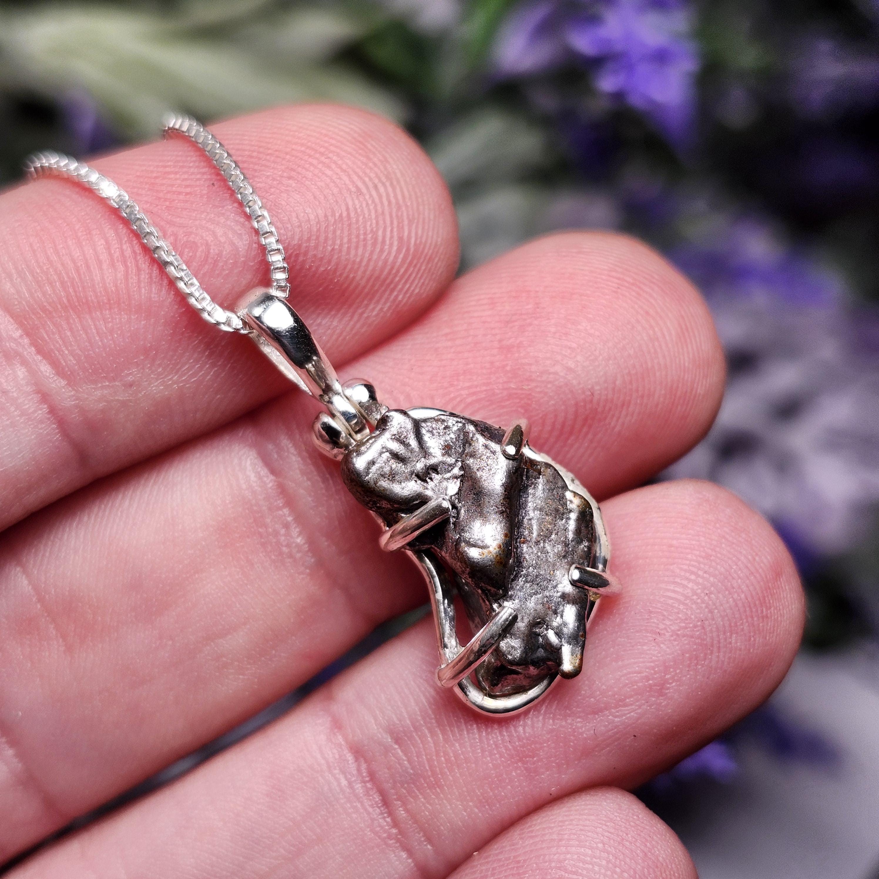 Meteorite Pendant – Infinite Spiral Gems