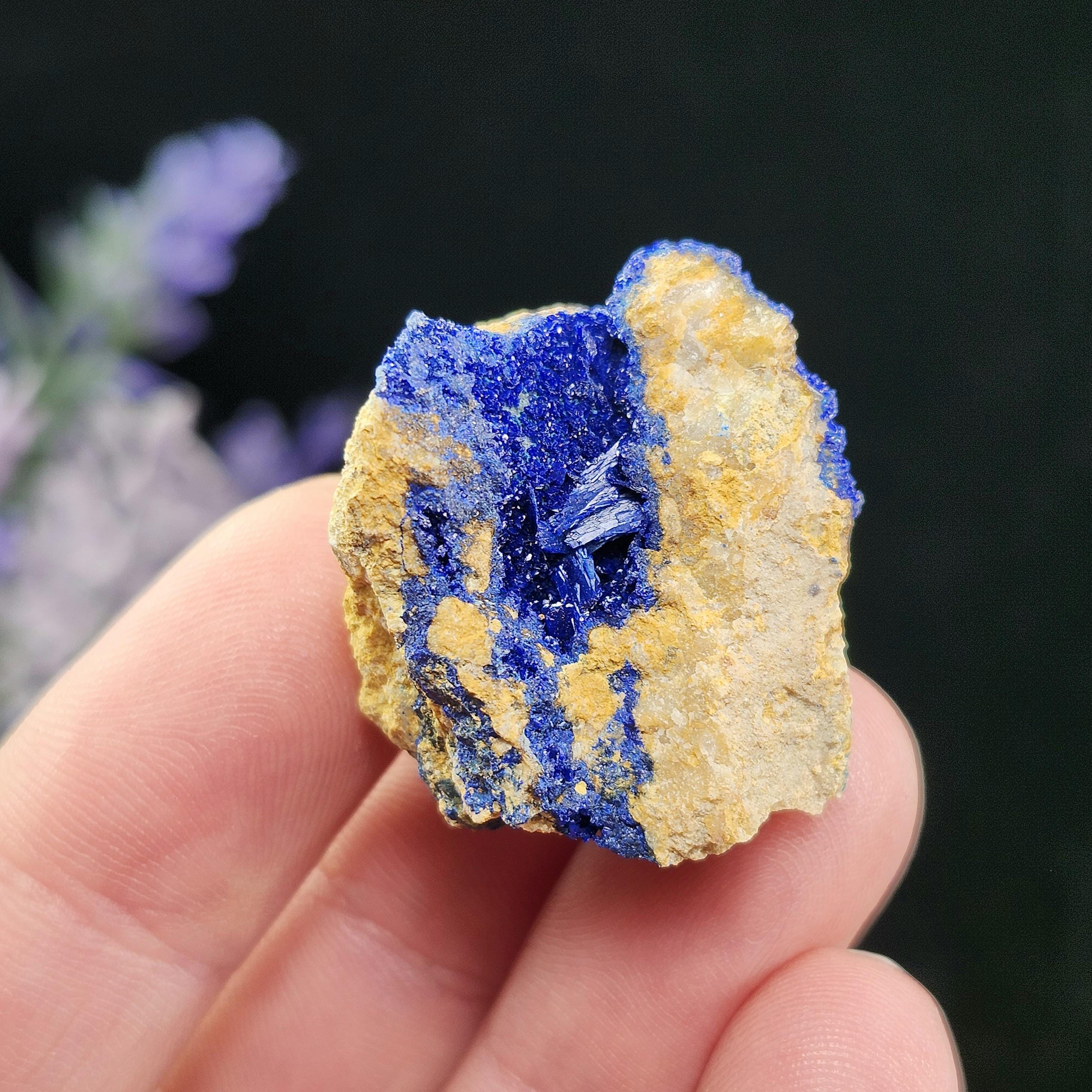Morenci "Bluebird" Azurite Specimen from Arizona – Infinite Spiral Gems